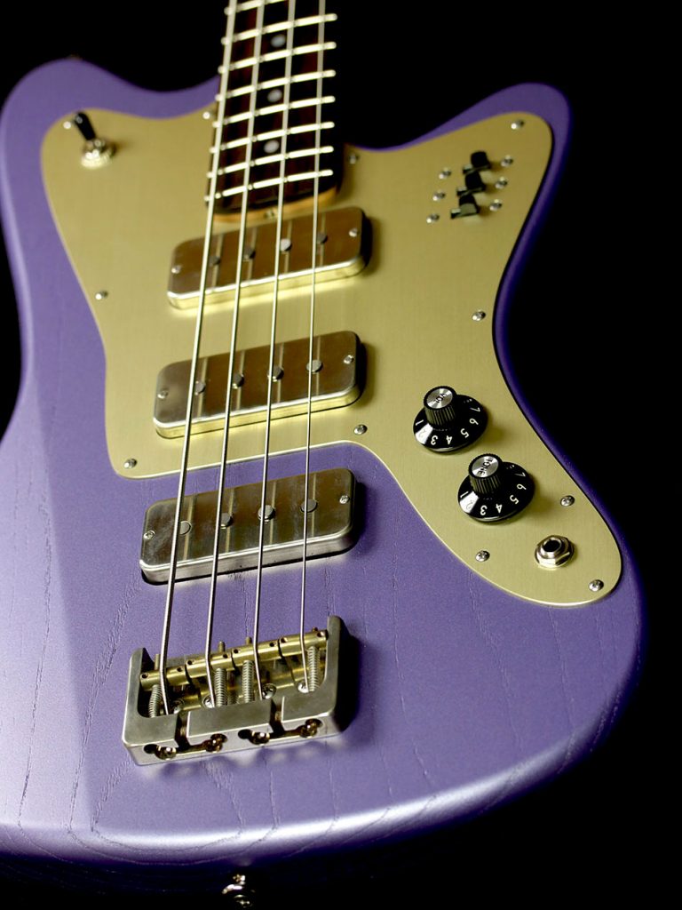Deimel Firestar Bass »Purple Matt Metallic« – Deimel Guitarworks