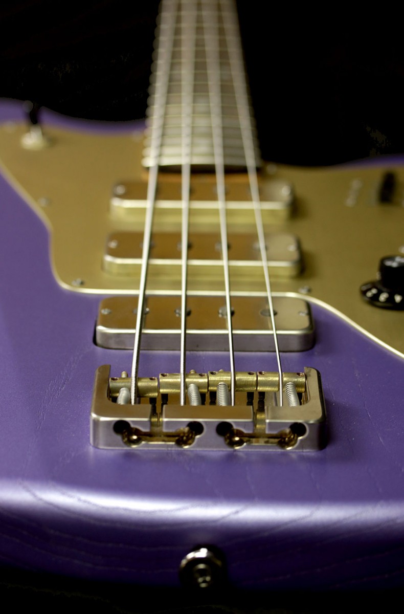 Deimel Firestar Bass »Purple Matt Metallic« – Deimel Guitarworks