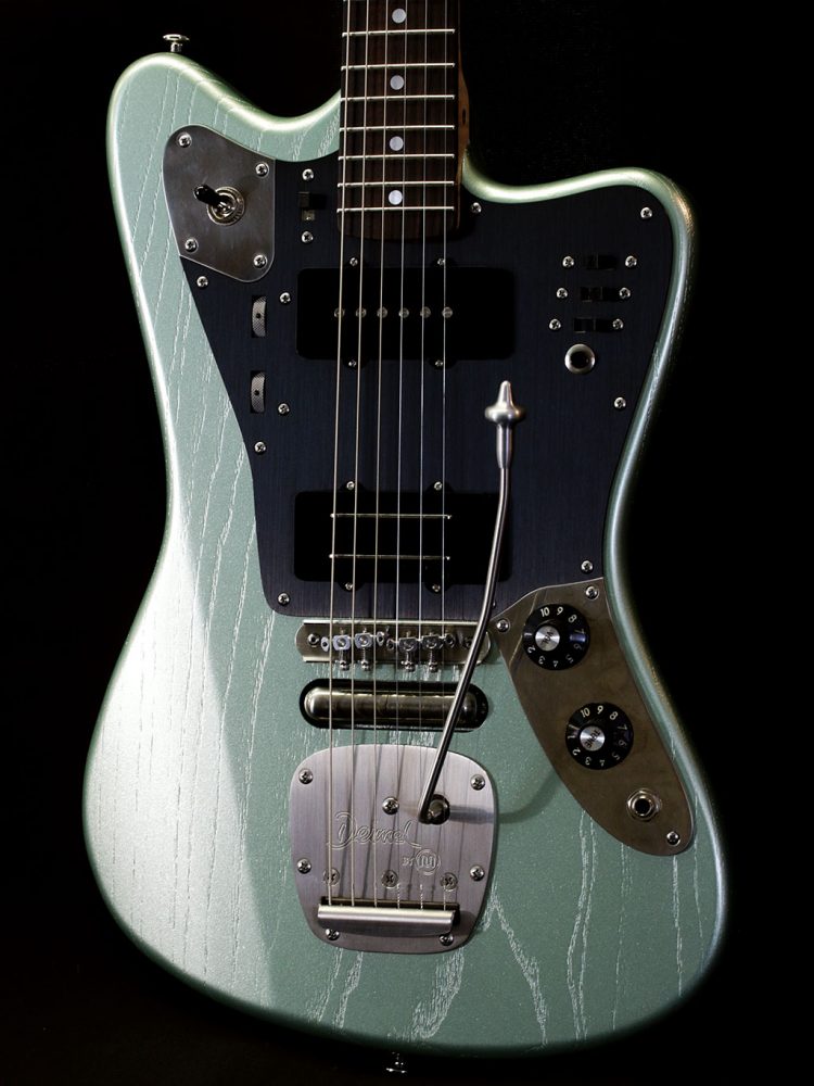 Deimel Firestar »Venus Fern Green Open Grain« w/ built in LesLee® + 3rd ...
