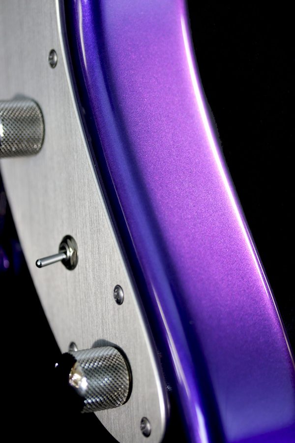 Very custom Deimel Firestar »FlipFlop purple/blue« w/ graphtech Ghost ...