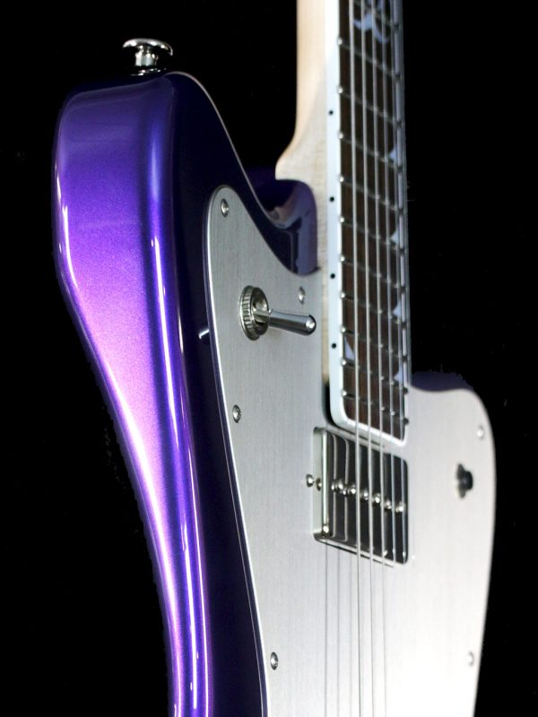 Very custom Deimel Firestar »FlipFlop purple/blue« w/ graphtech Ghost ...