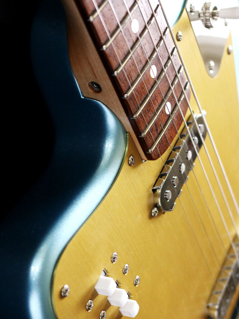 Deimel Firestar Lefty »Moon Dust Blue« – Deimel Guitarworks